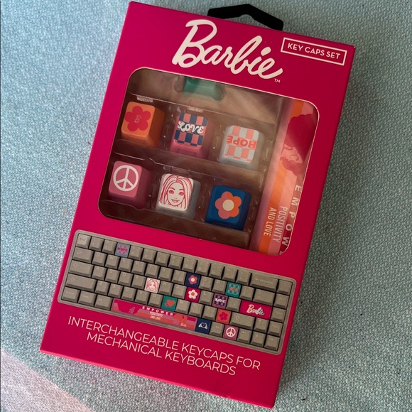Barbie | Other | Barbie Pink And Blue Key Caps Set | Poshmark